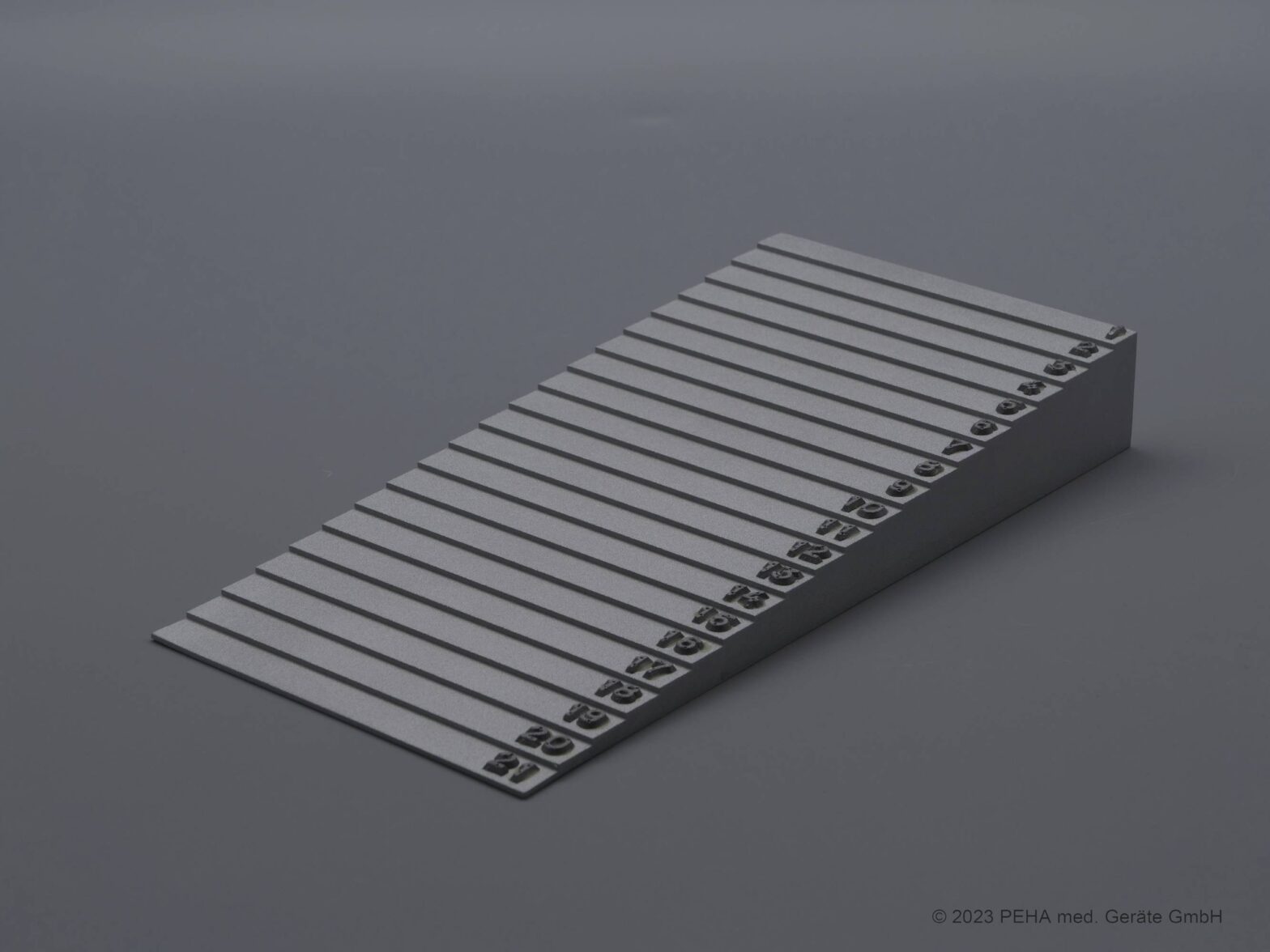 Aluminum step wedge – Pehamed